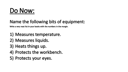 Year 7 Introduction to Science - Scheme of Work | Teaching Resources