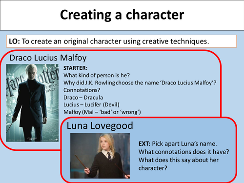 Creative Writing using Harry Potter | Teaching Resources