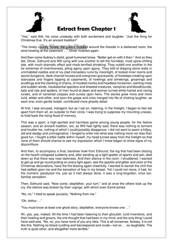 The Woman in Black: The Features of Ghost Stories! | Teaching Resources