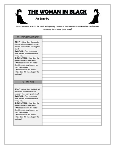 The Woman in Black: The Features of Ghost Stories! | Teaching Resources