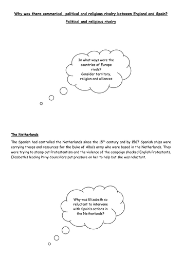 KS4 - GCSE History - Elizabethan England - Political and Religious ...