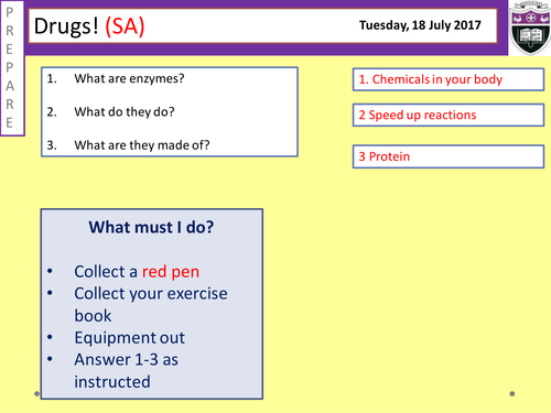 Drugs | Teaching Resources