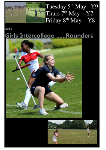 Rounders poster | Teaching Resources