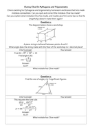 Clumsy Clive On Pythagoras and Trigonometry | Teaching Resources