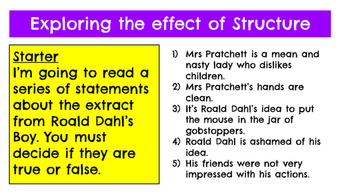 Introduction to Year 7 English- Myself Themed | Teaching Resources
