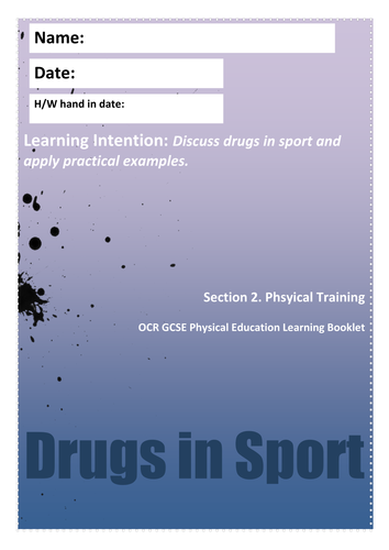 OCR GCSE PE 9-1 2016 Unit 3.3 (Ethical and sociocultural issues in ...