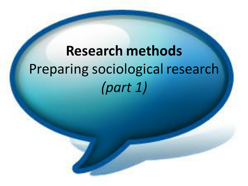 GCSE Sociology (AQA): Research Methods | Teaching Resources