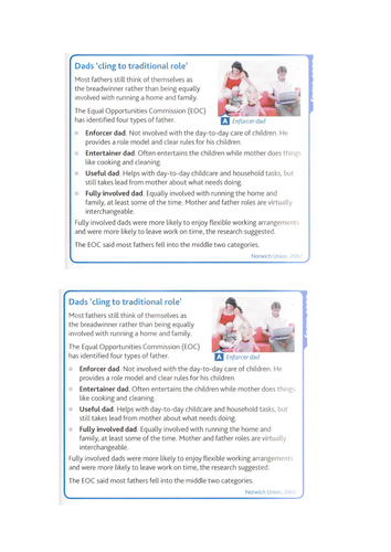 GCSE Sociology (AQA): Family | Teaching Resources