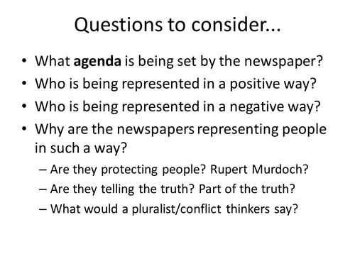 GCSE Sociology (AQA): Power (Social Stratification) | Teaching Resources