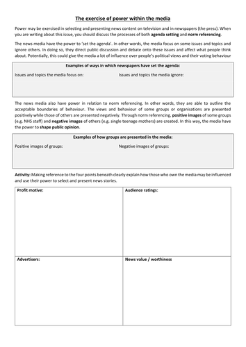 GCSE Sociology (AQA): Power (Social Stratification) | Teaching Resources