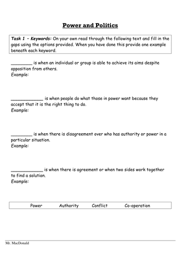 GCSE Sociology (AQA): Power (Social Stratification) | Teaching Resources