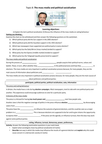 GCSE Sociology (AQA): Power (Social Stratification) | Teaching Resources