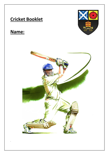Cricket Booklet | Teaching Resources