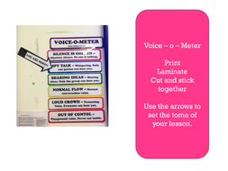 Voice O Meter - Class Volume Levels Display | Teaching Resources