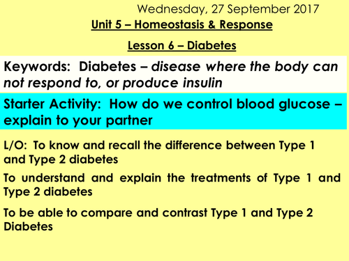 NEW AQA TRILOGY 9-1 UNIT 5 - HOMEOSTASIS AND RESPONSE | Teaching Resources