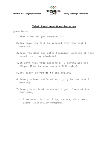 GCSE PE Performance enhancing drugs whole lesson | Teaching Resources