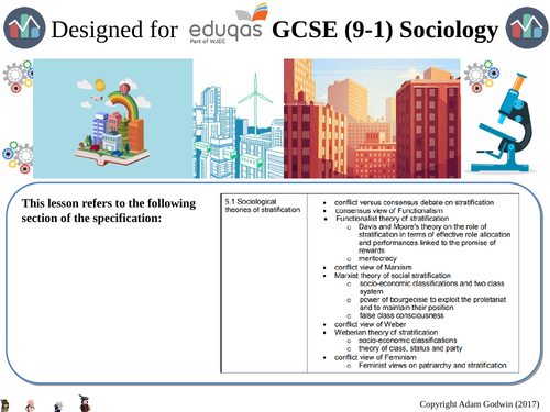 Functionalism & Social Stratification L2/20 [ WJEC EDUQAS GCSE ...