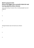 "Copyright and Plagiarism" (lesson plan, presentation, theory and ...