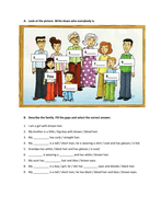 Describe your family - worksheet | Teaching Resources