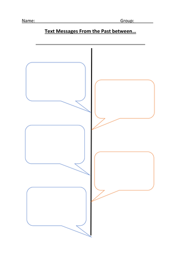 Text Message Free Templates | Teaching Resources