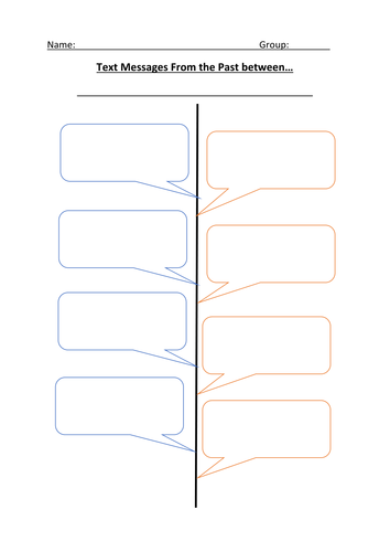 Text Messages - Editable Versions | Teaching Resources