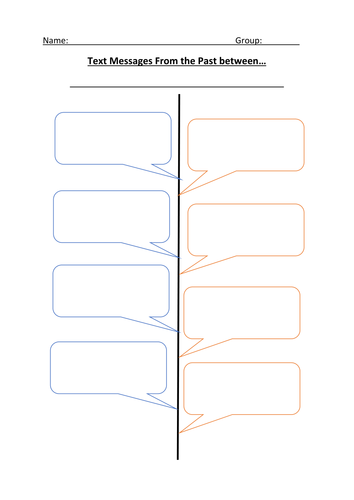 Text Messages - Editable Versions | Teaching Resources