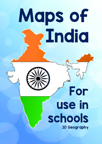 Maps of India for use in schools | Teaching Resources