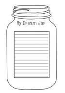 Dream Jar- Writing frame for display | Teaching Resources