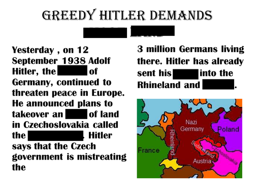 Causes of WWII | Teaching Resources