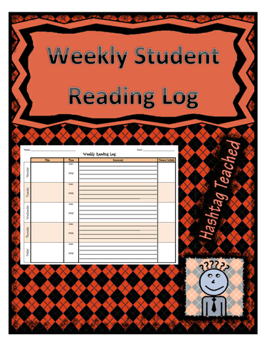 Student Weekly Reading Log With Summaries | Teaching Resources