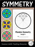 Math Art – Rotational Symmetry – Mandala Patterns | Teaching Resources