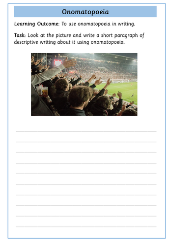 Onomatopoeia | Teaching Resources