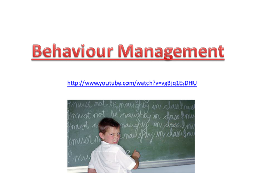 Tips on Behaviour Management | Teaching Resources