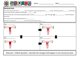 Reproduction / Menstruation / Plant and Human Sexual Organ Systems ...