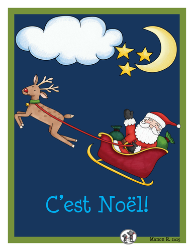 C'est Noël (Christmas Unit) Literacy and Numeracy | Teaching Resources