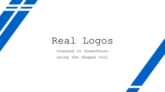 Real Logos Created in PowerPoint | Teaching Resources