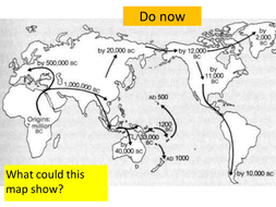 KS3 Geography: The spread of Homo Sapiens | Teaching Resources