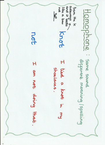 Homophone helpsheets with fun tricks for remembering! | Teaching Resources