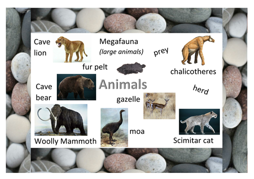 Stone Age Word Mats | Teaching Resources