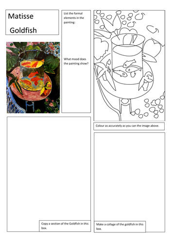 Famous art activity worksheets | Teaching Resources