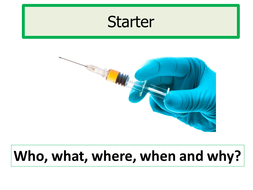 AQA GCSE Biology B6 Preventing and treating disease | Teaching Resources