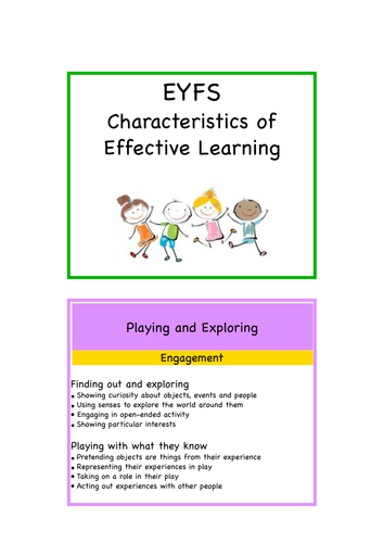 EYFS Characteristics of Effective Learning Cards | Teaching Resources EYFS Characteristics of Effective Learning Cards | Teaching Resources