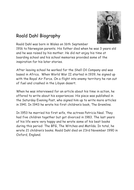 Roald Dahl Biography comprehension by MrsCMurphy | Teaching Resources