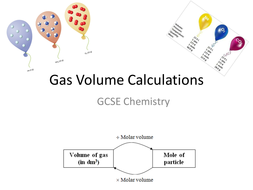 Gas Volumes and Gas Calculations Edexcel 9-1 Separate (Triple) Science | Teaching Resources