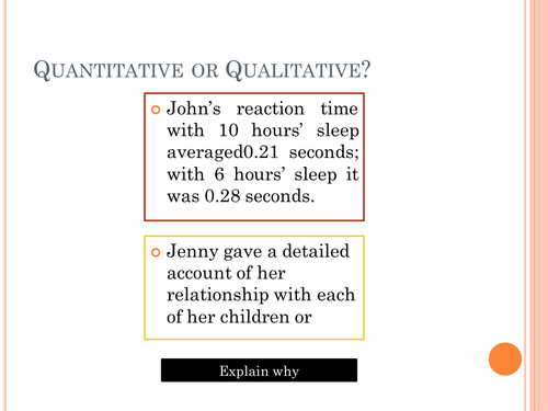 AQA GCSE Psychology 2019 spec - Research methods – Lesson 12 Types of ... AQA GCSE Psychology 2019 spec - Research methods – Lesson 12 Types of ...