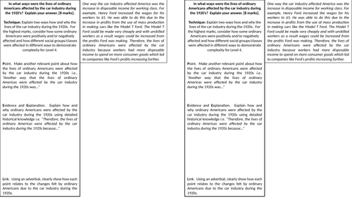 Henry Ford's Pioneering use of Mass Production | Teaching Resources