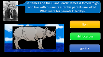Roald Dahl Children's Book Quiz | Teaching Resources