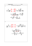 GCSE Maths - Conjugate Surds - 20 Questions and Worked Answers ...