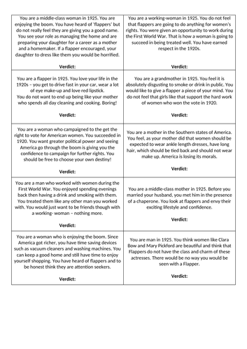 The Age of the Flapper | Teaching Resources