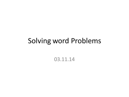 Maths RUCSAC Word Problems Lesson Year 3 | Teaching Resources Maths RUCSAC Word Problems Lesson Year 3 | Teaching Resources